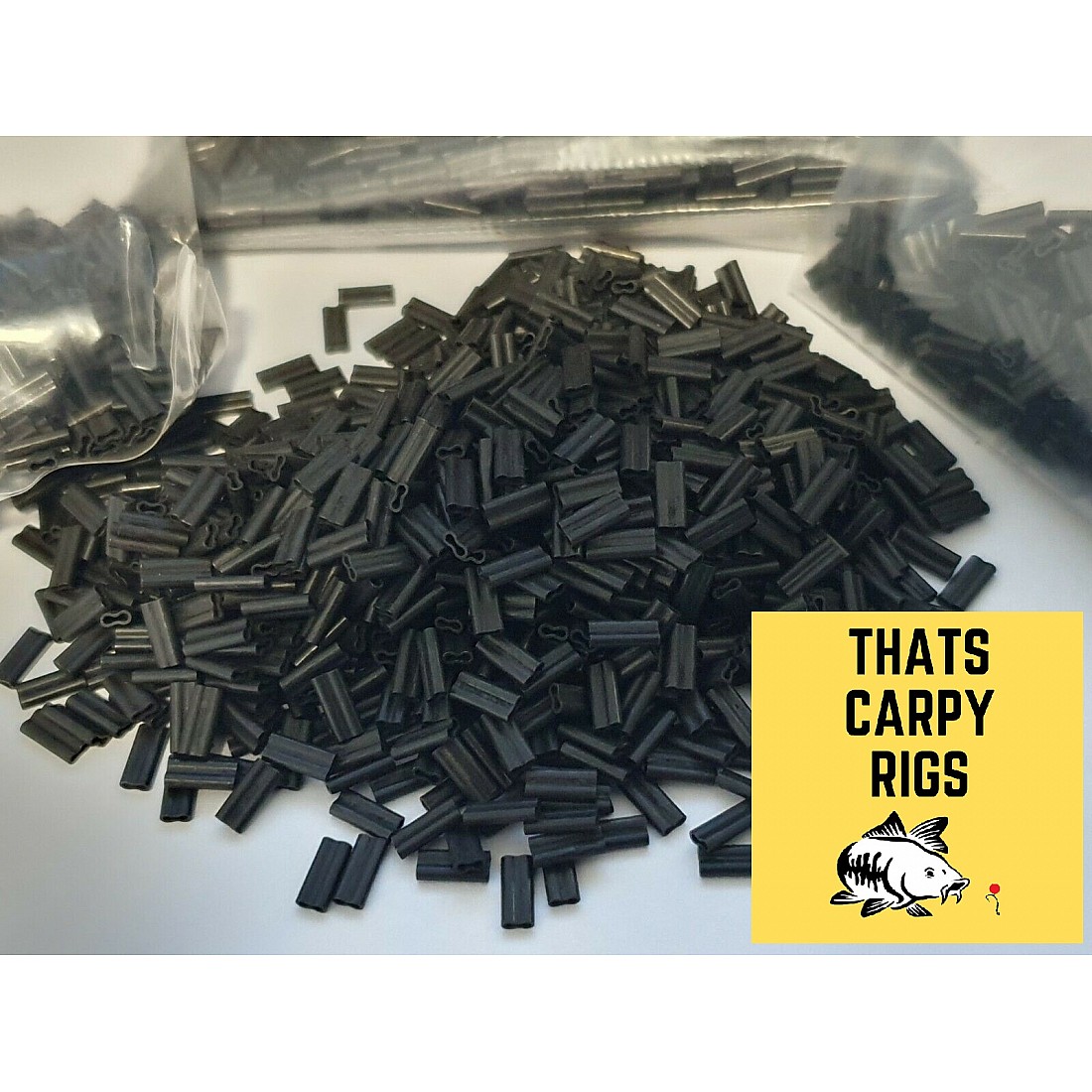 0.6mm Copper Crimps - Carp Ronnie Rigs, German Rigs, Combi Rigs etc ...