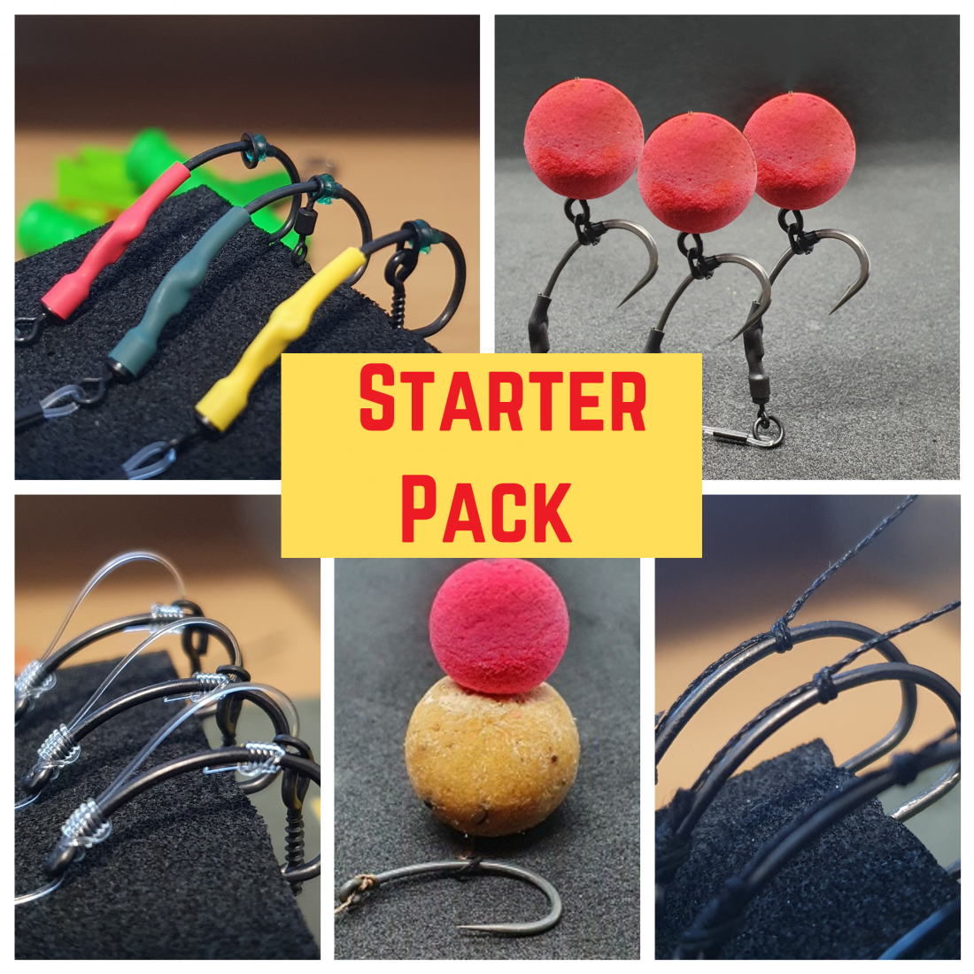 TCR Carp Rig Starter Pack - Professionally Tied Carp Rigs